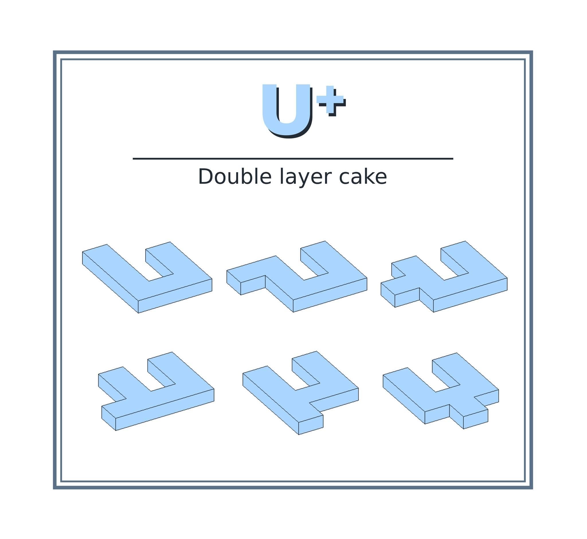 U+ - "Double Layer Cake" – NothingYet Designs